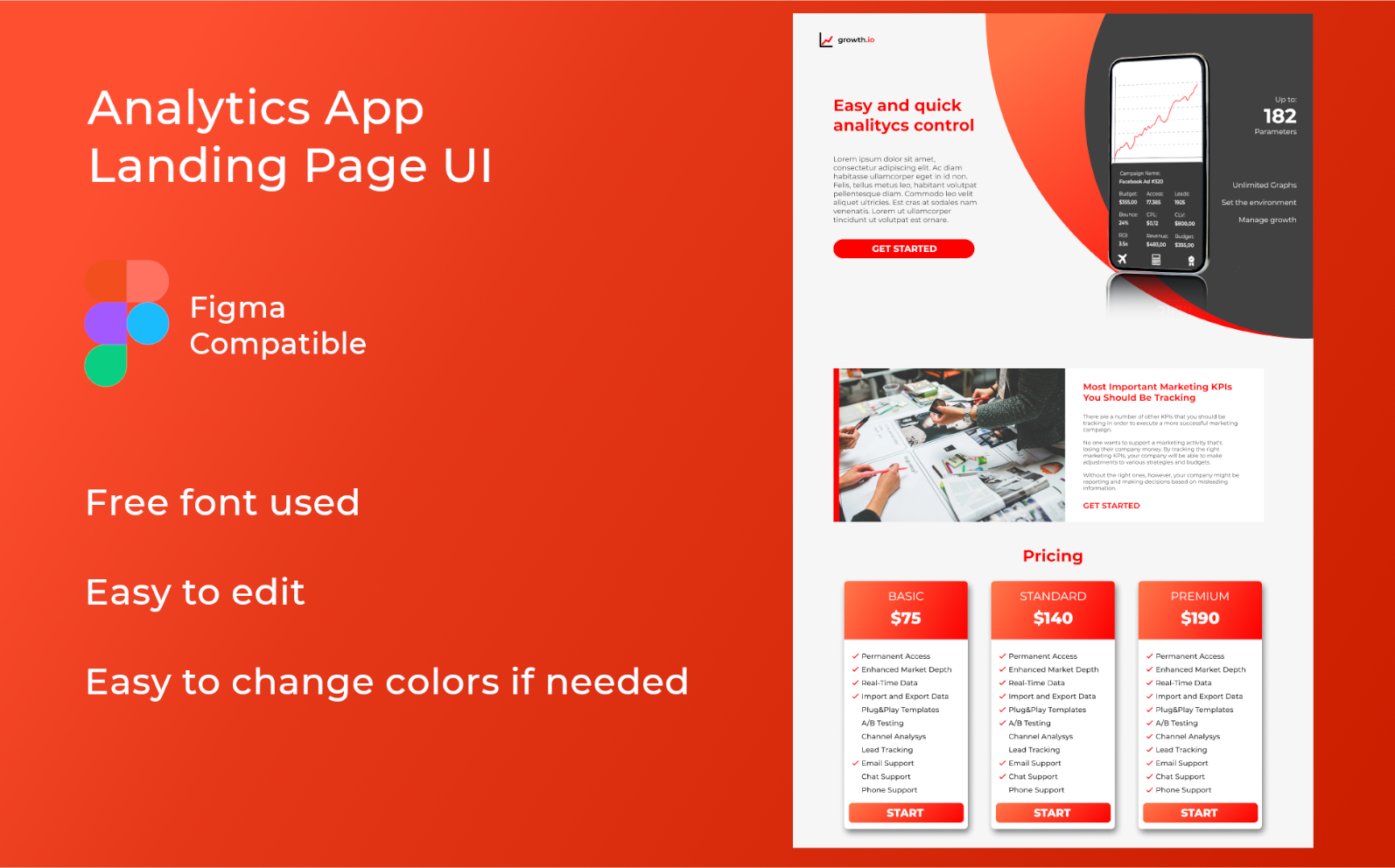 Free Tech Dashboard and Graphics Platform UI Elements