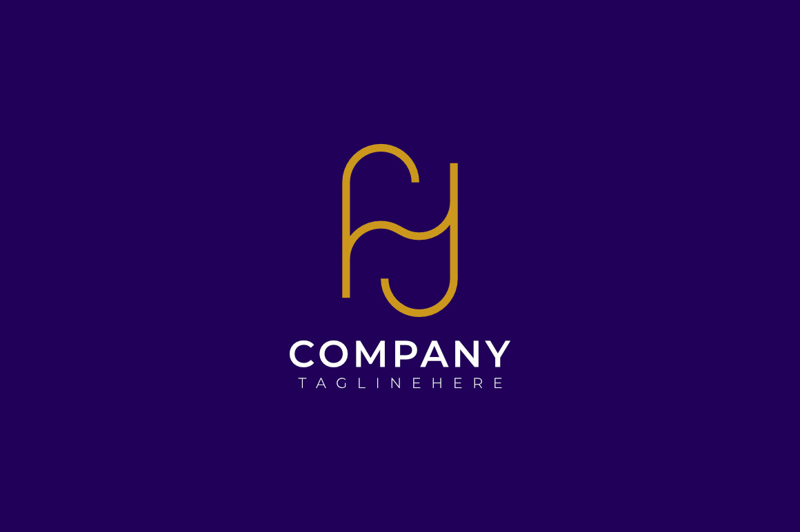 Elegant - Letter FJH Logo template #185252 - TemplateMonster