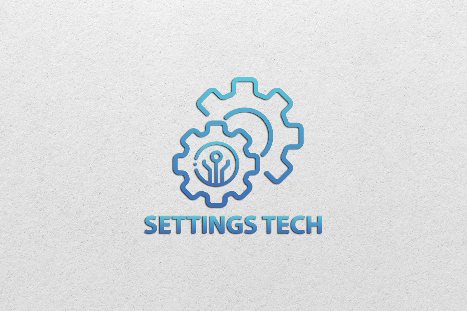 Settings Tech Logo Design #186943 - TemplateMonster