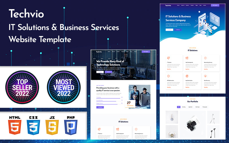 Techvio - IT Solutions & Business Services Website Template