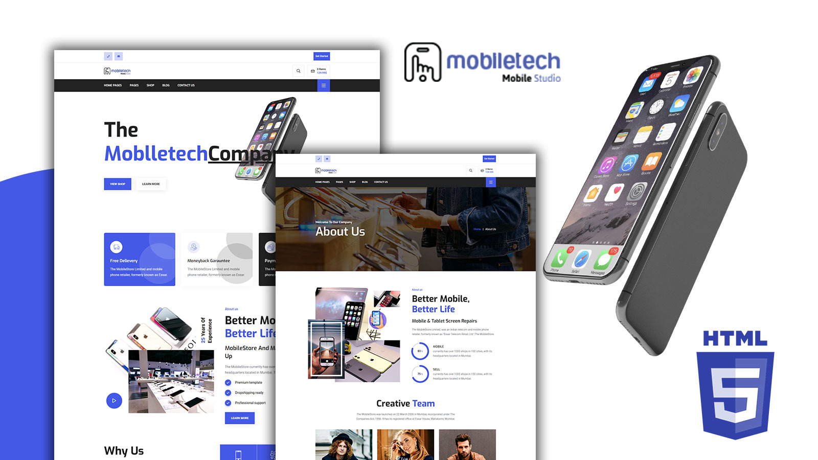 Moblletech - Mobile Shop HTML5 Template - TemplateMonster