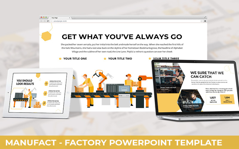 Manufact - Factory Powerpoint Template - TemplateMonster