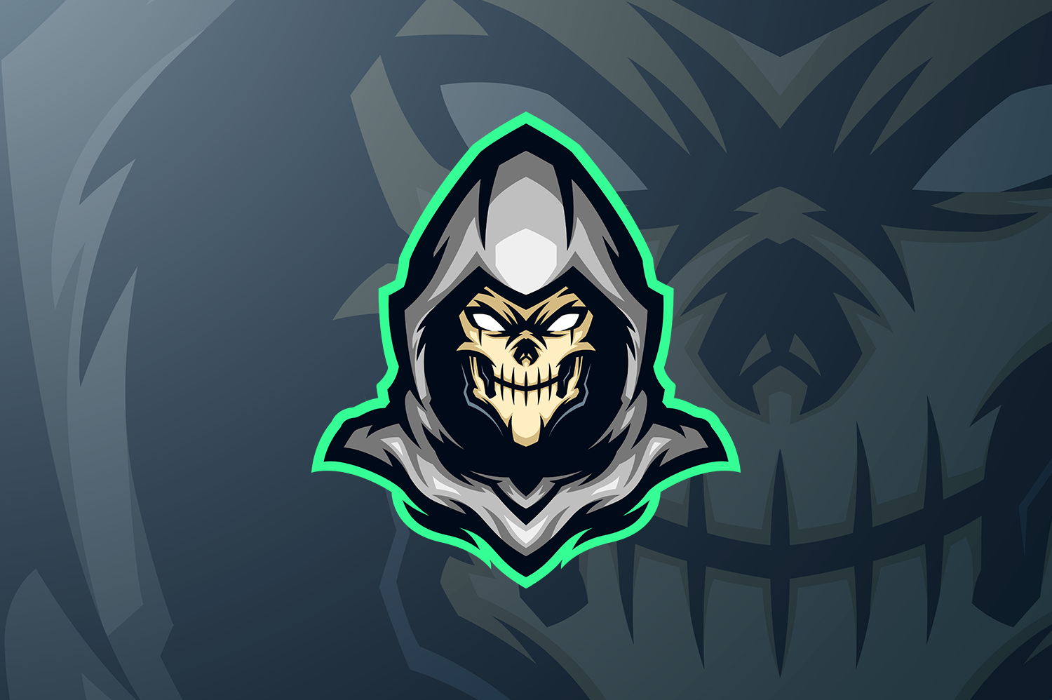 Skull Assassins Gaming Mascot Logo #187988 - TemplateMonster