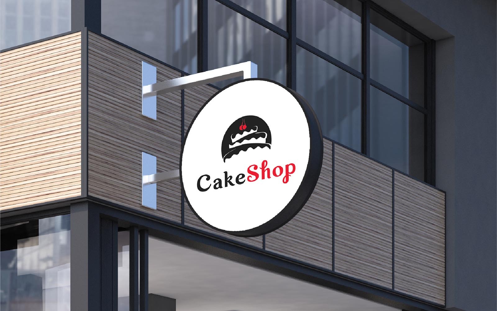 Cake Shop Logo Design Template #188396 - TemplateMonster