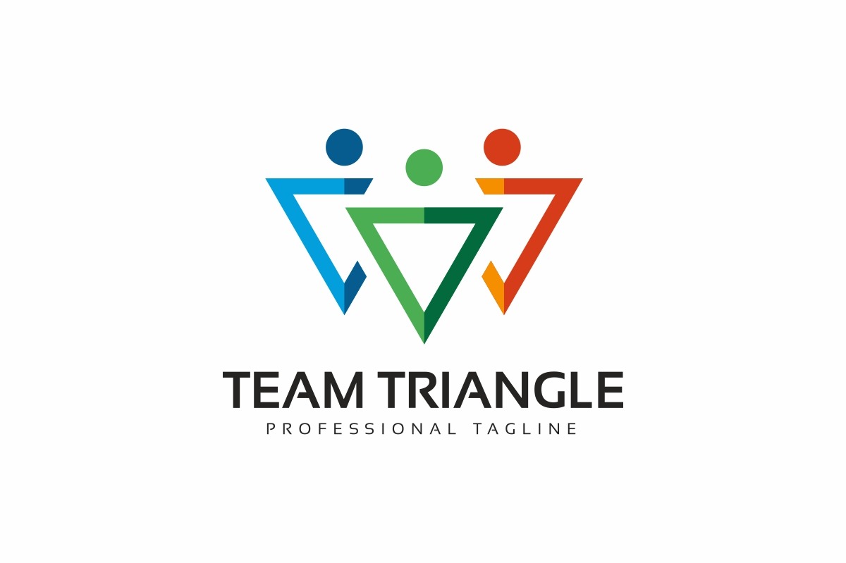 Team Triangle Logo Template #188673 - TemplateMonster