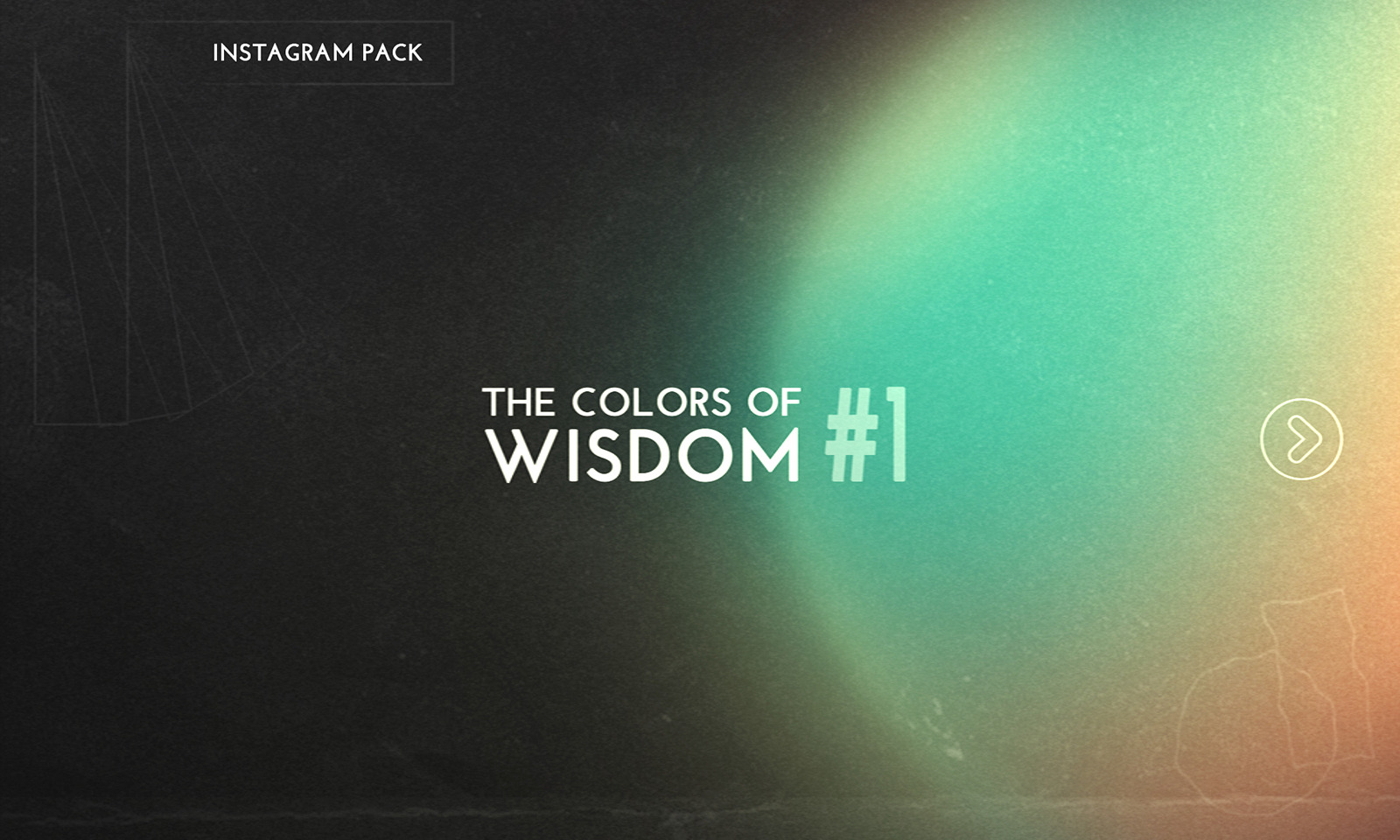 The Colors of Wisdom #1 Instagram Templates Pack Social Media
