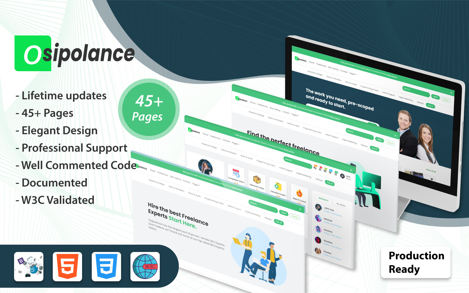 Osipolance - Hiring Job board Marketplace Bootstrap Template