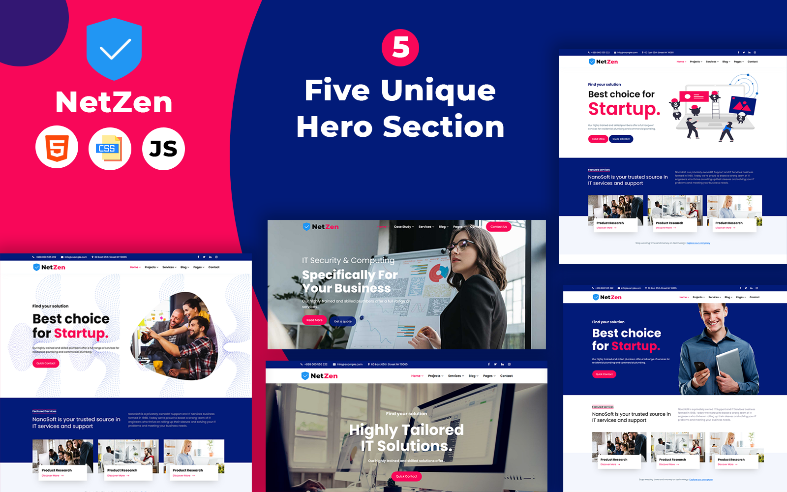 Netzen - IT Solution and Business Consulting Website Template