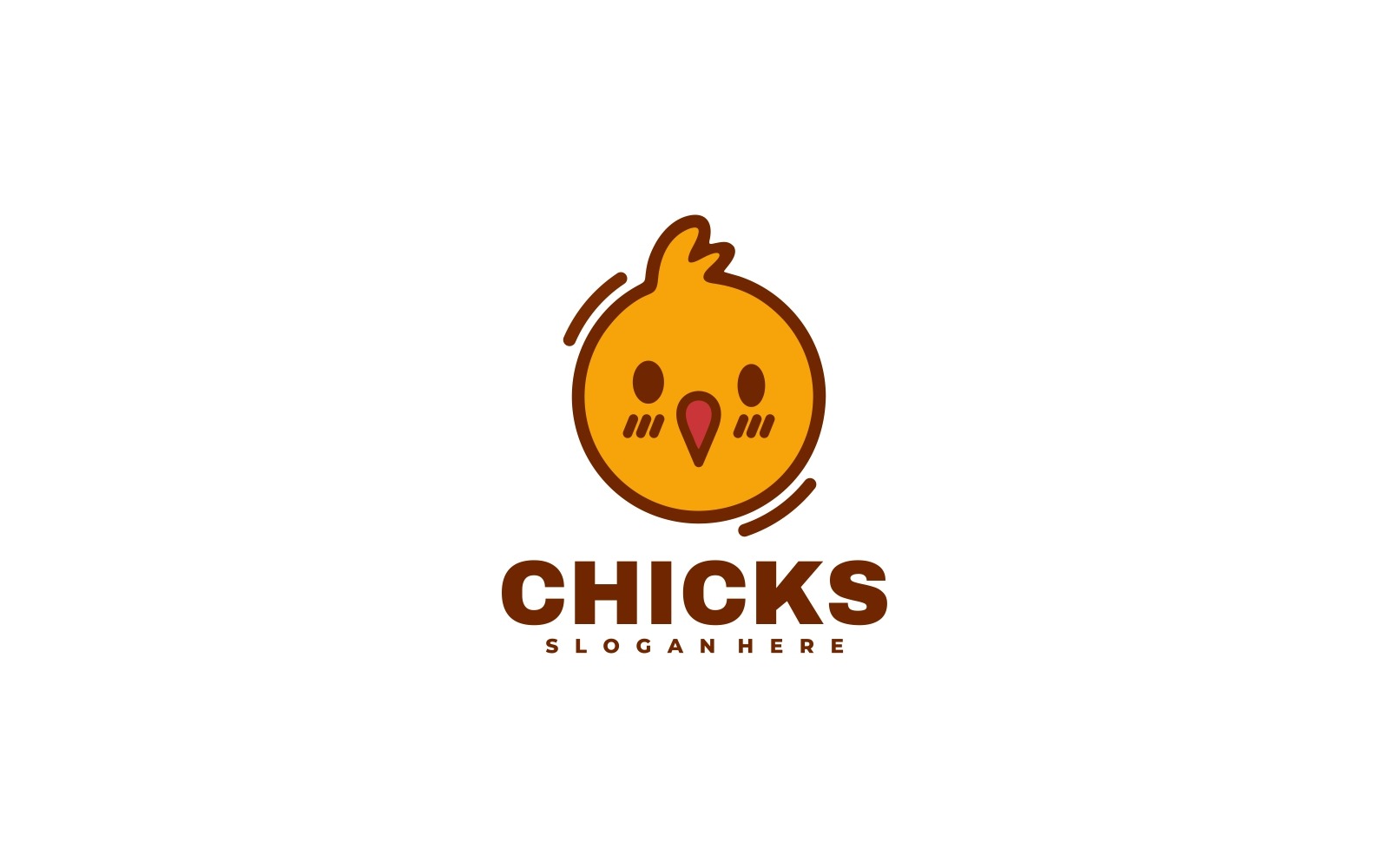Chicks Simple Logo Template #190005 - TemplateMonster
