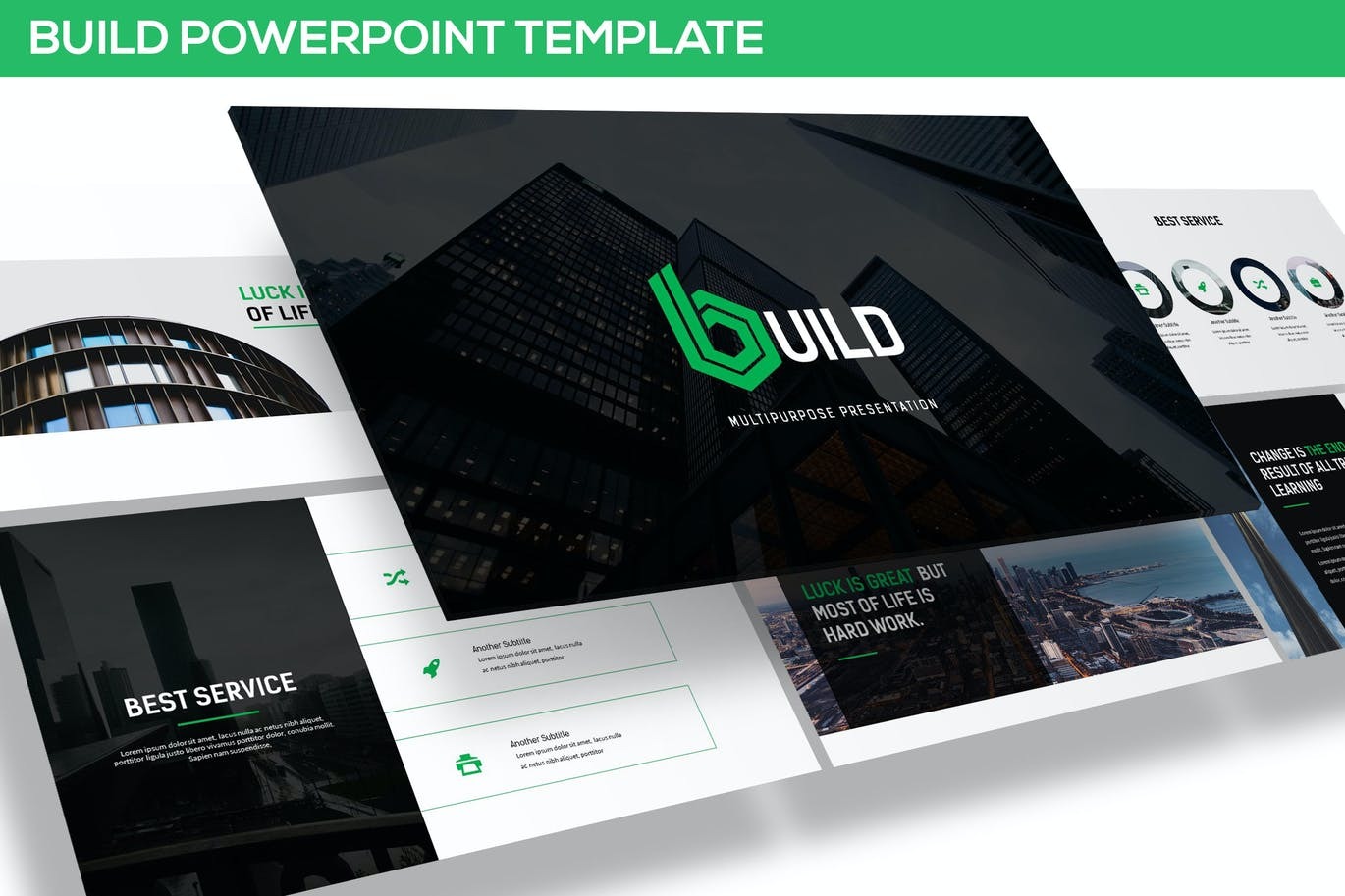 BuildPRO PowerPoint Template #190983 - TemplateMonster