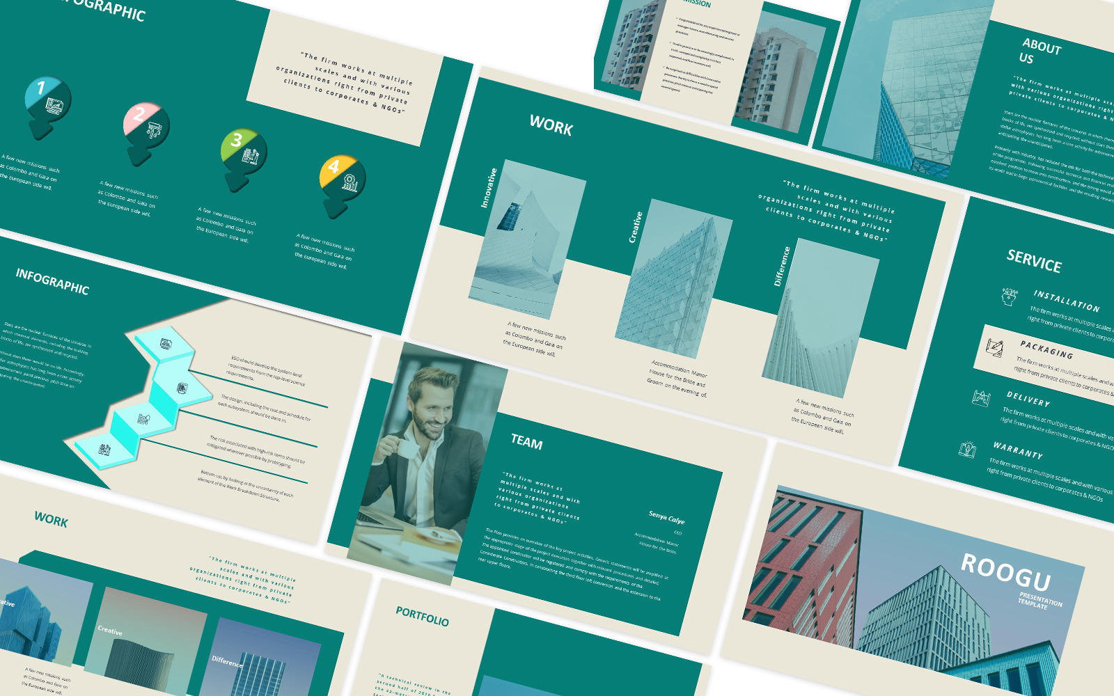 Roogu Google Slides Template #191220 - TemplateMonster