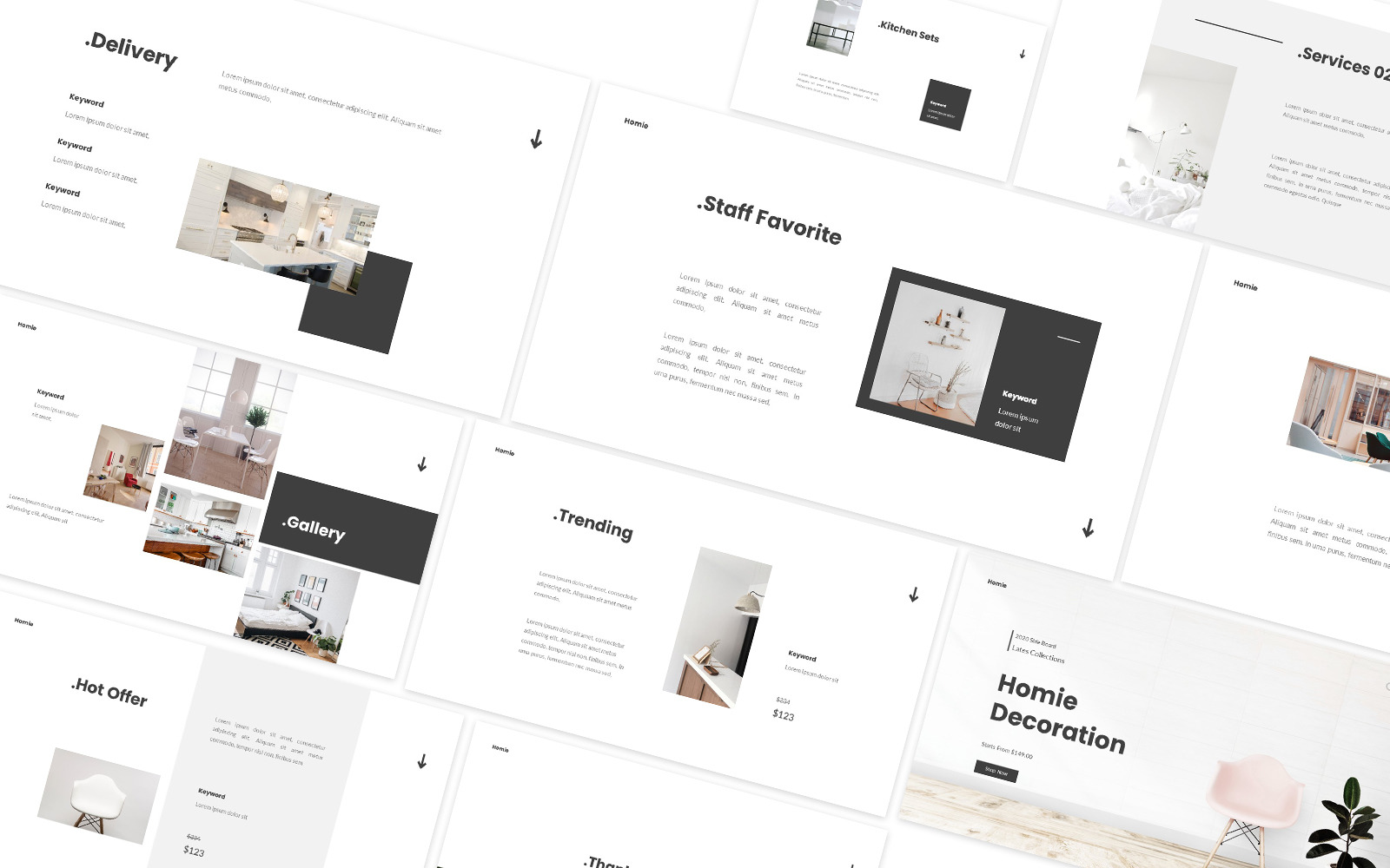 Home Decoration Powerpoint Template #191907 - TemplateMonster