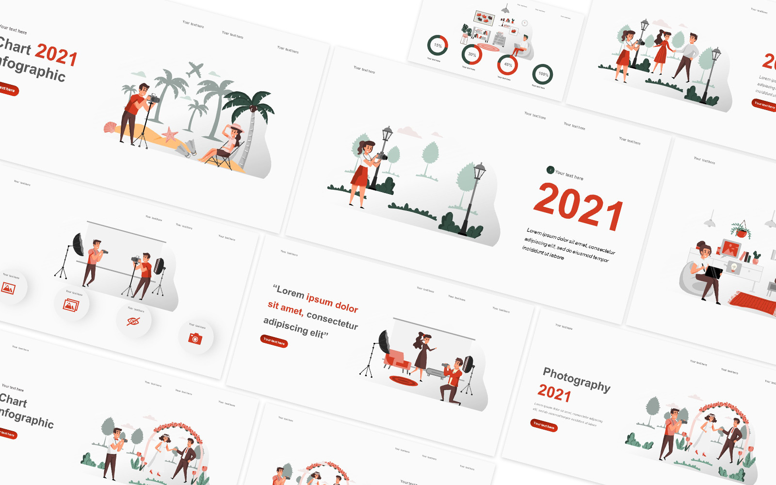 Photography Illustration Powerpoint Template