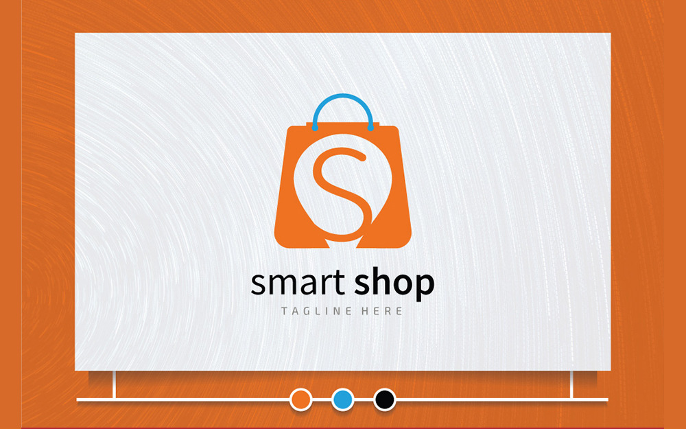 Smart Shop - Creative Idea Logo Design - TemplateMonster