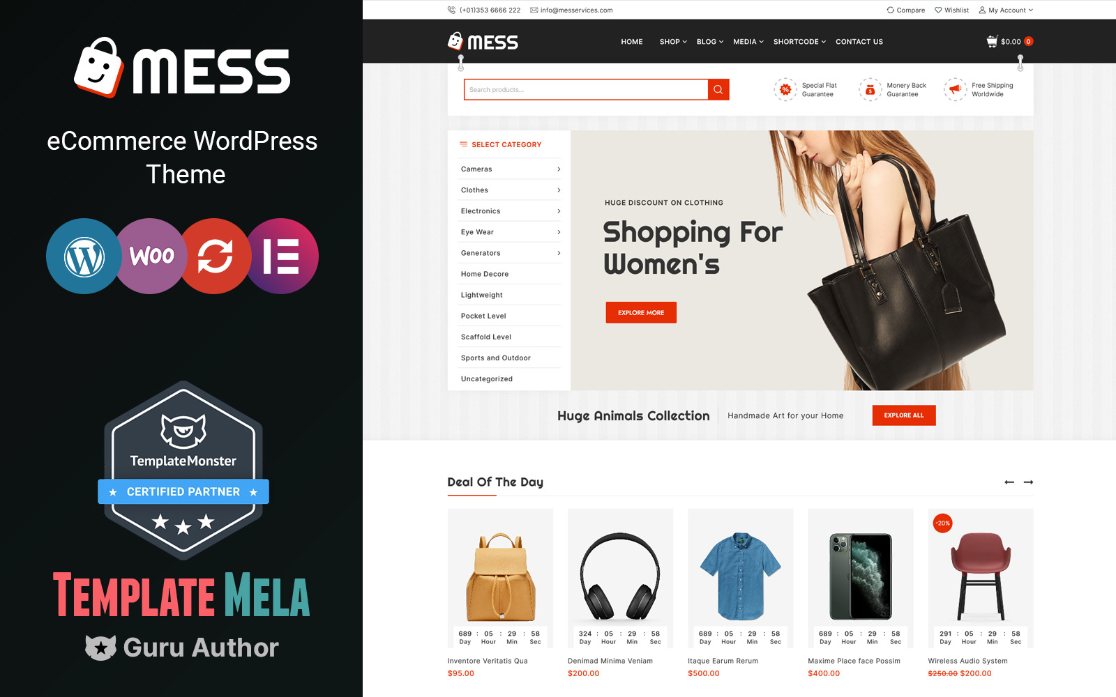 Mess - Modern Multipurpose WooCommerce Theme