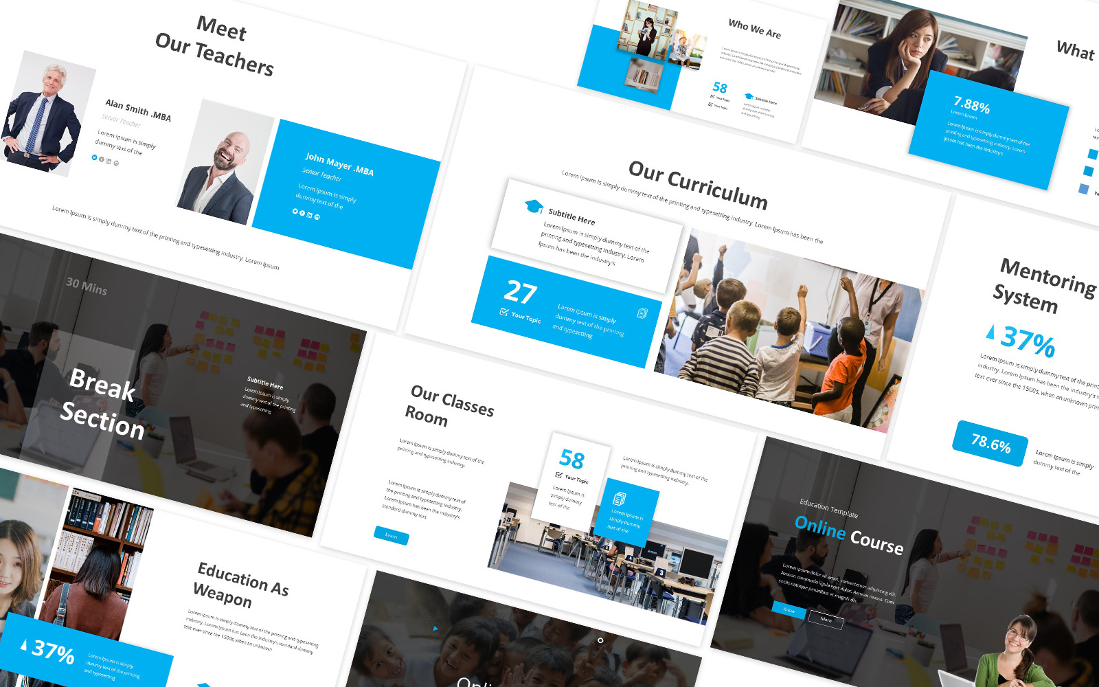 Education Online Course Googleslides Template