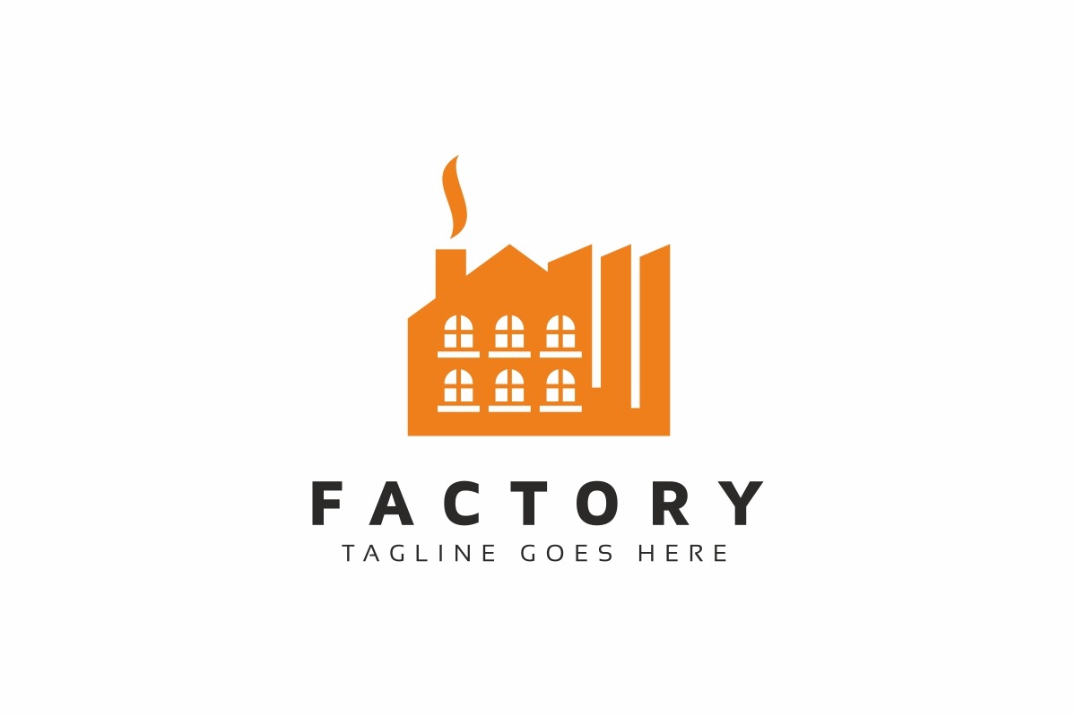 Factory Modern Logo Template #194760 - TemplateMonster