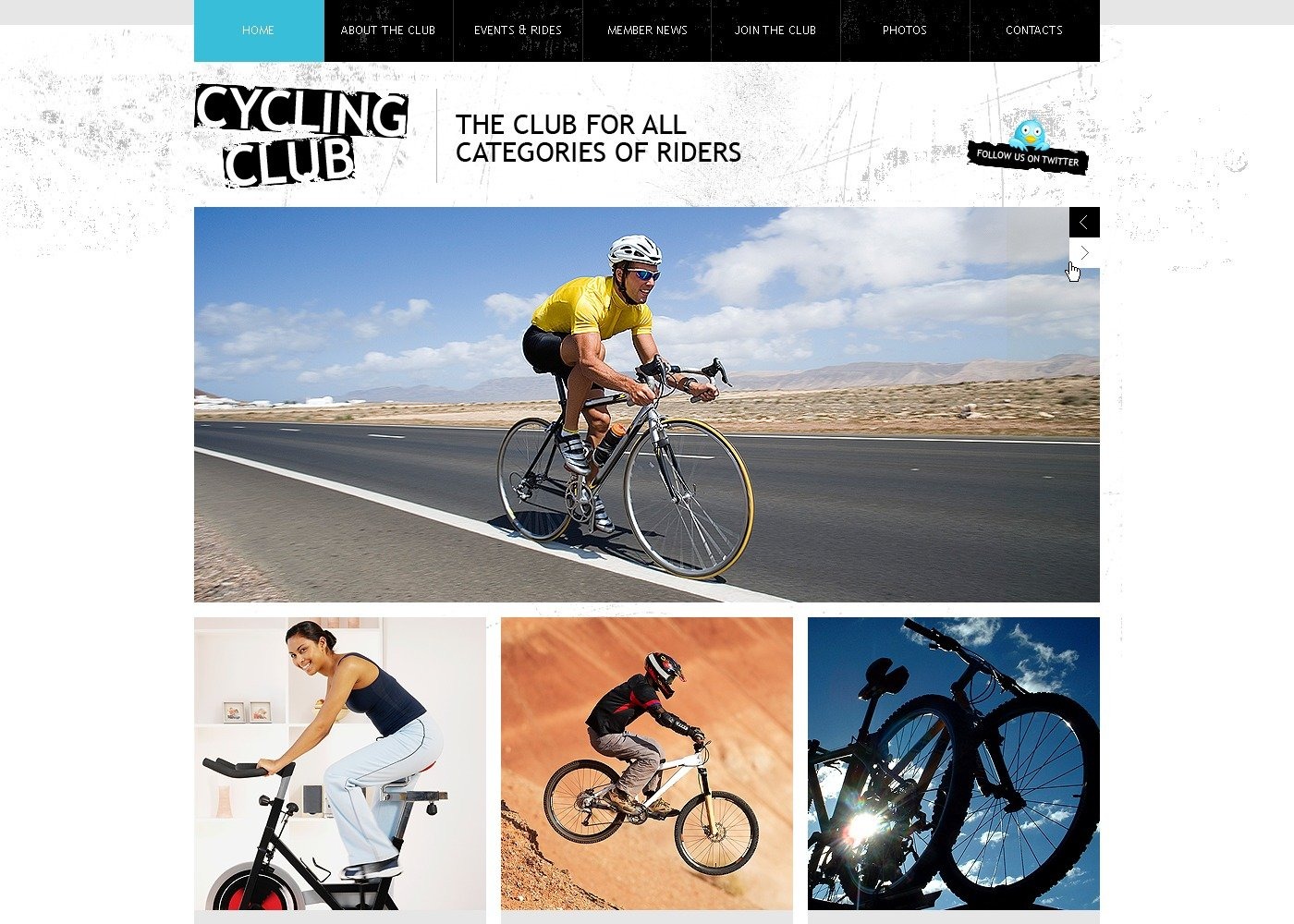 Free Cycling WordPress Theme & Website Template