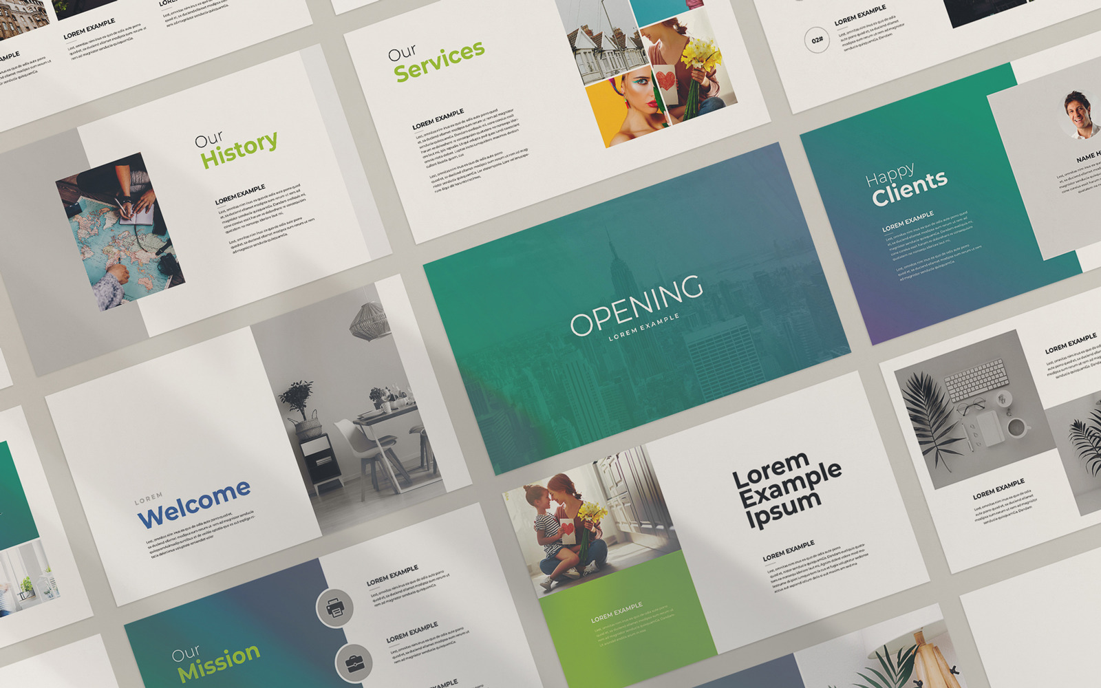 The Opening Presentation Templates #198038 - TemplateMonster