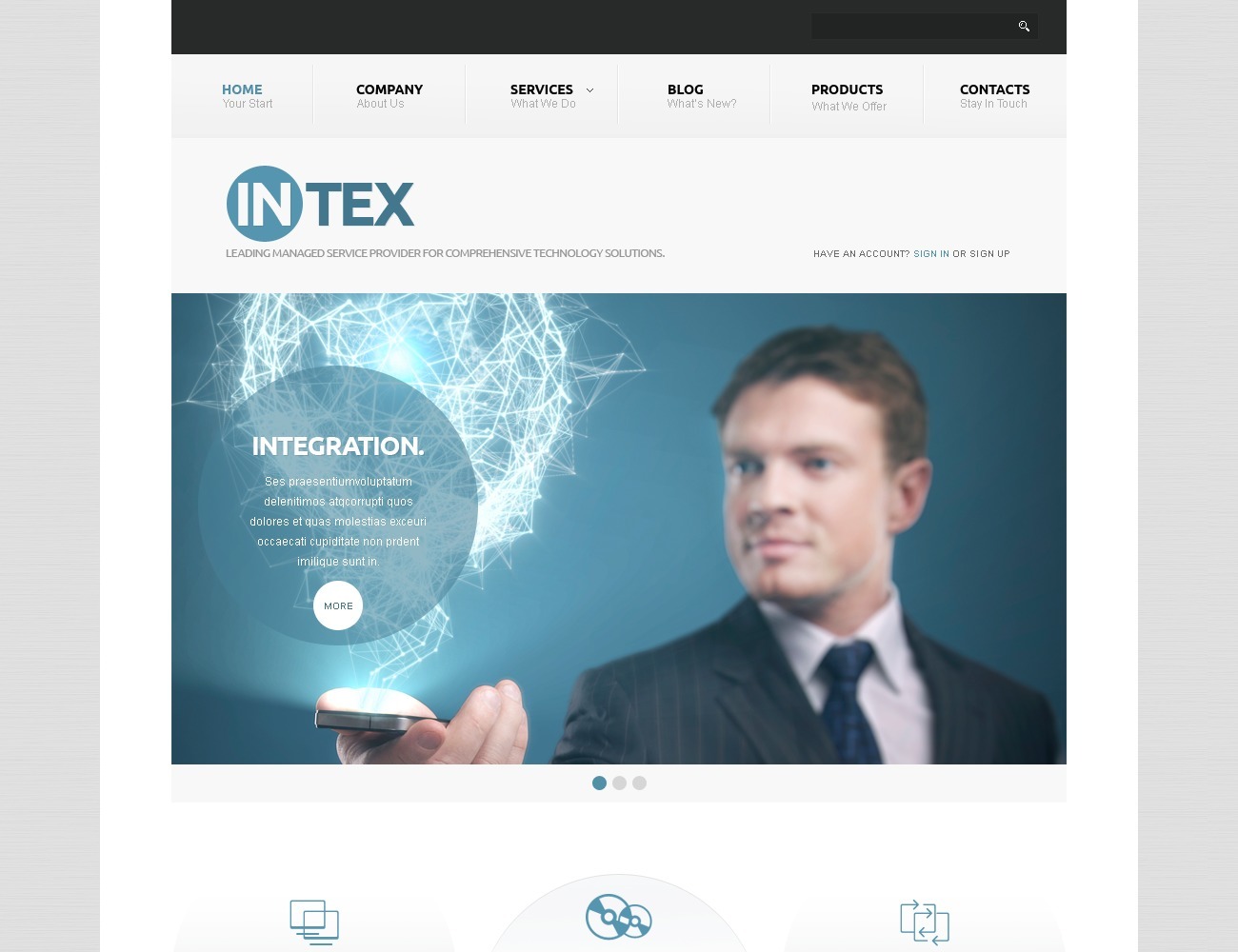 Free Informatics WordPress Theme & Website Template Website