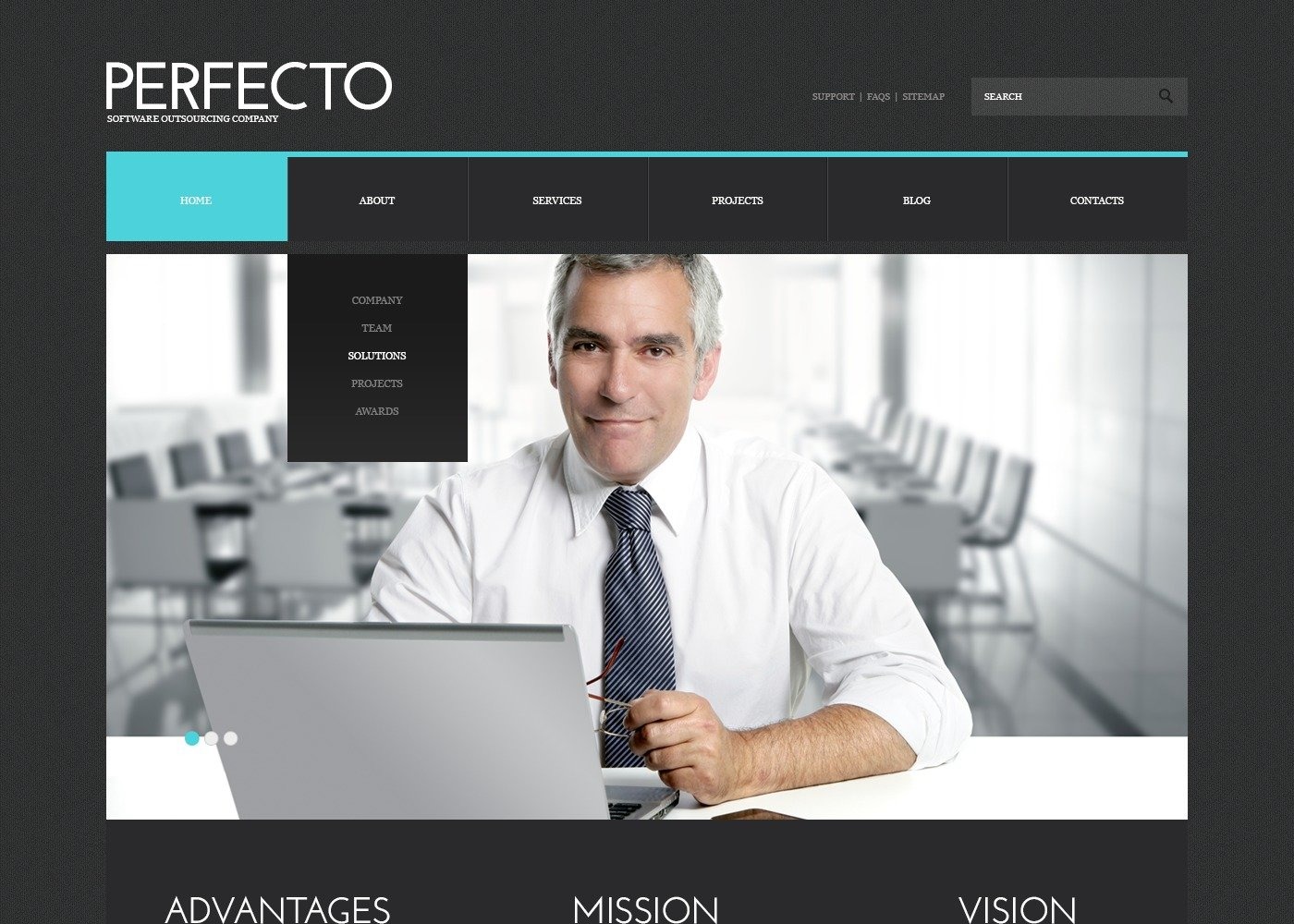 Free Software Company Website Responsive WordPress Theme