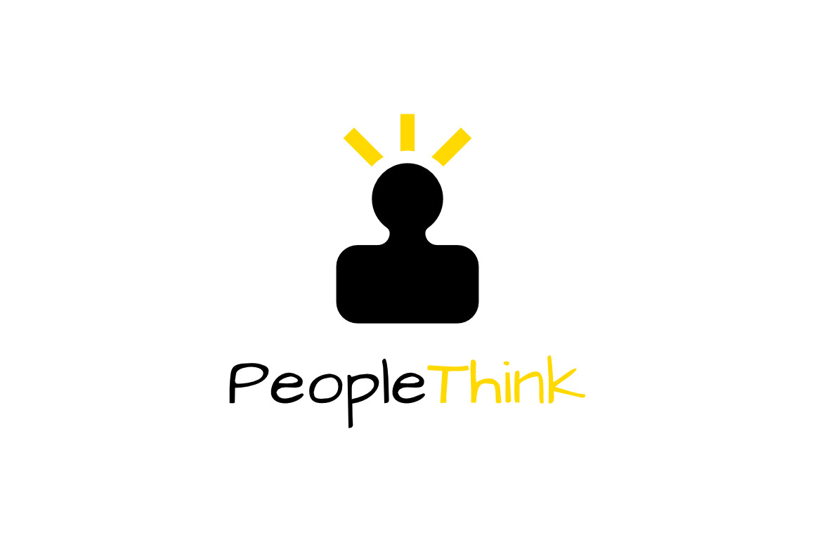 People Think Simple Clever Logo #200755 - TemplateMonster