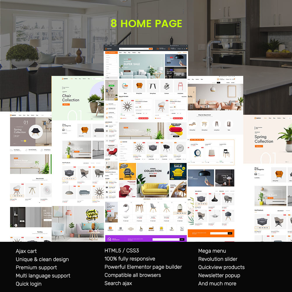 Davic Interior Prestashop Theme #202742 - TemplateMonster