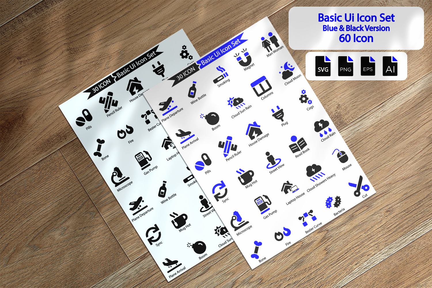 60 Premium Basic Ui Icon Set #203156 - TemplateMonster