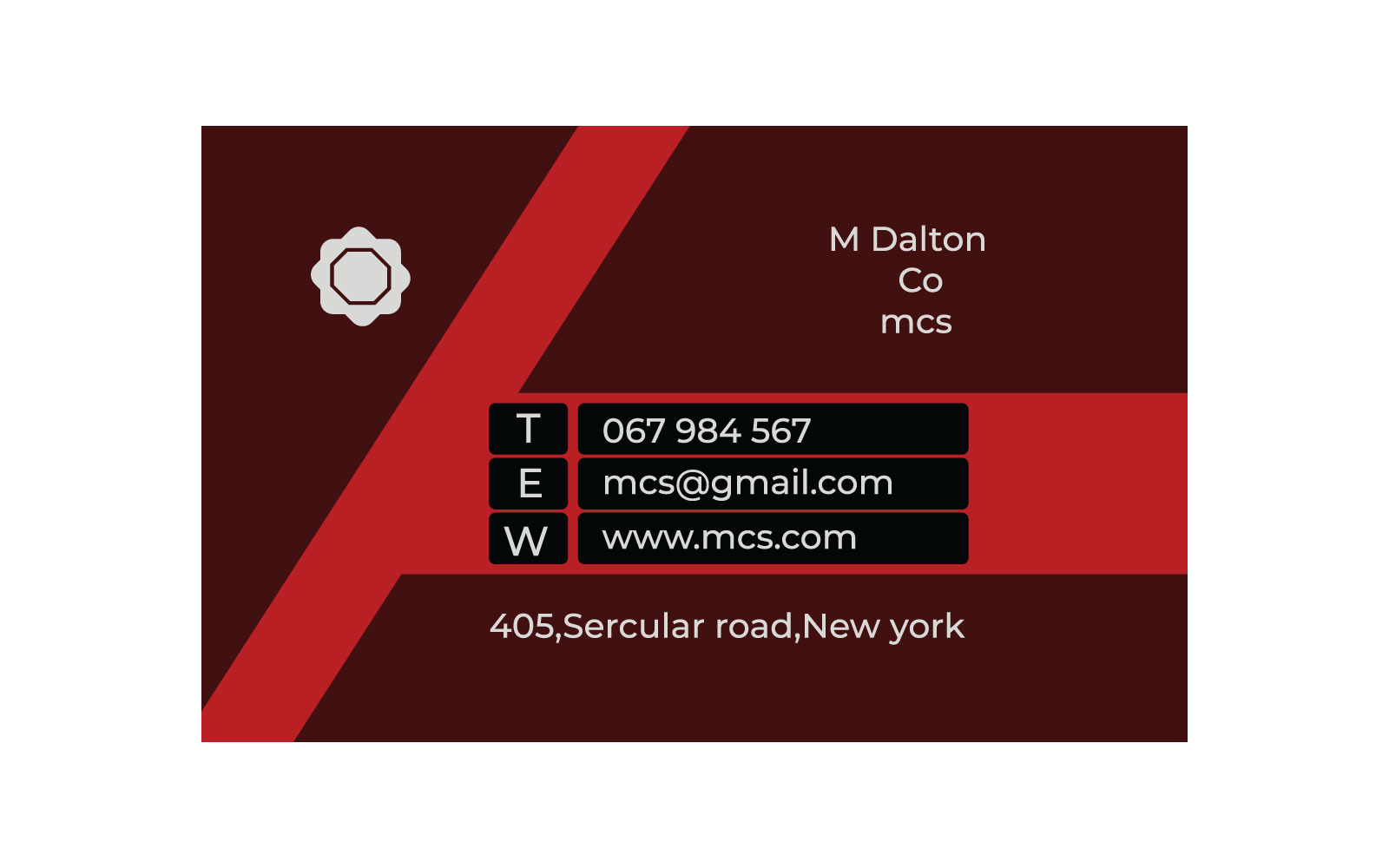 Free Telephone Company Corporate Identity Card