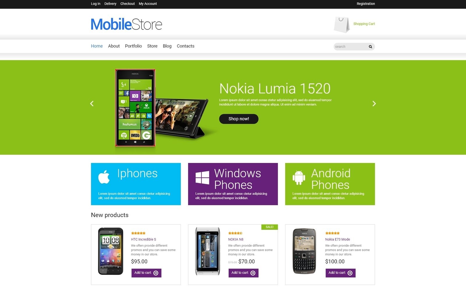 Free Mobile Store Responsive WooCommerce Theme