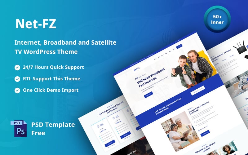 Netfz - internet provider, broadband, and satellite TV responsive ...