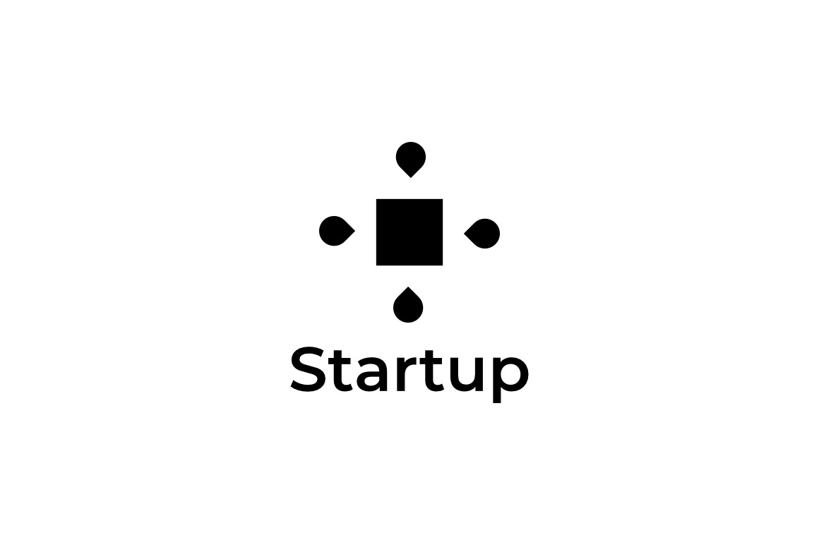 Drop Square Simple Corporate Logo #207668 - TemplateMonster