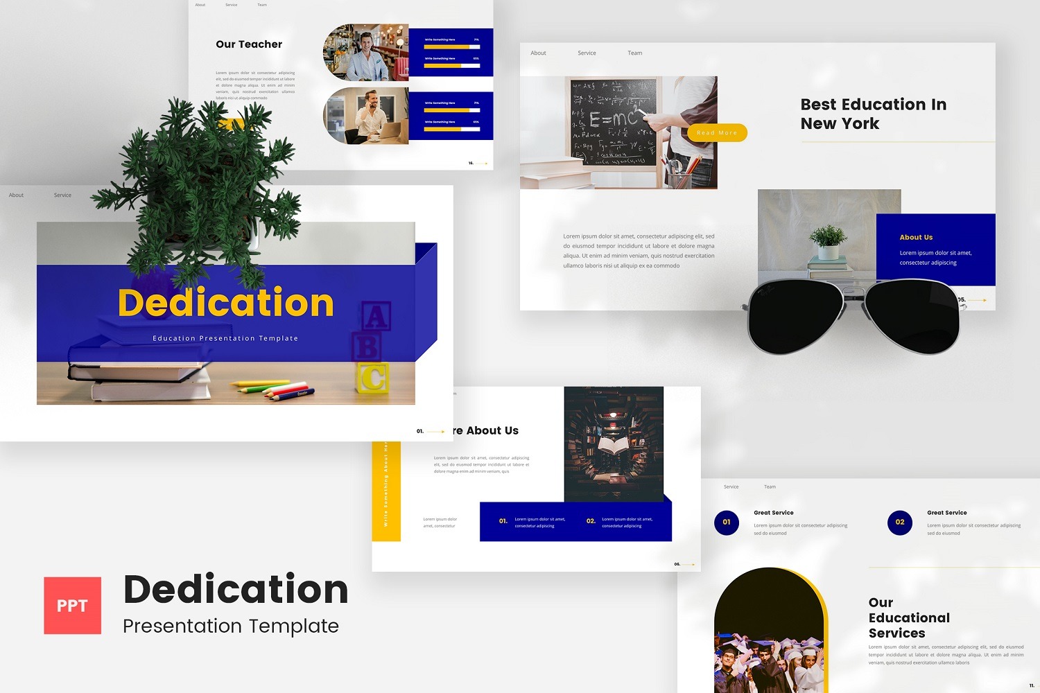 Dedication — Education Powerpoint Template - TemplateMonster