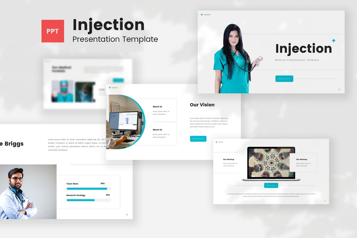 Injection - Medical Powerpoint Template - TemplateMonster