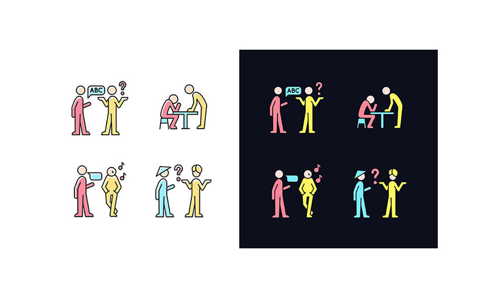 Communicating Information Effectively Light And Dark Theme RGB Color ...