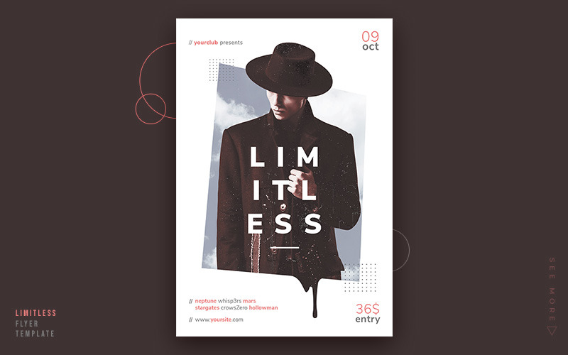 Limitless - PSD Templates for Flyers - TemplateMonster