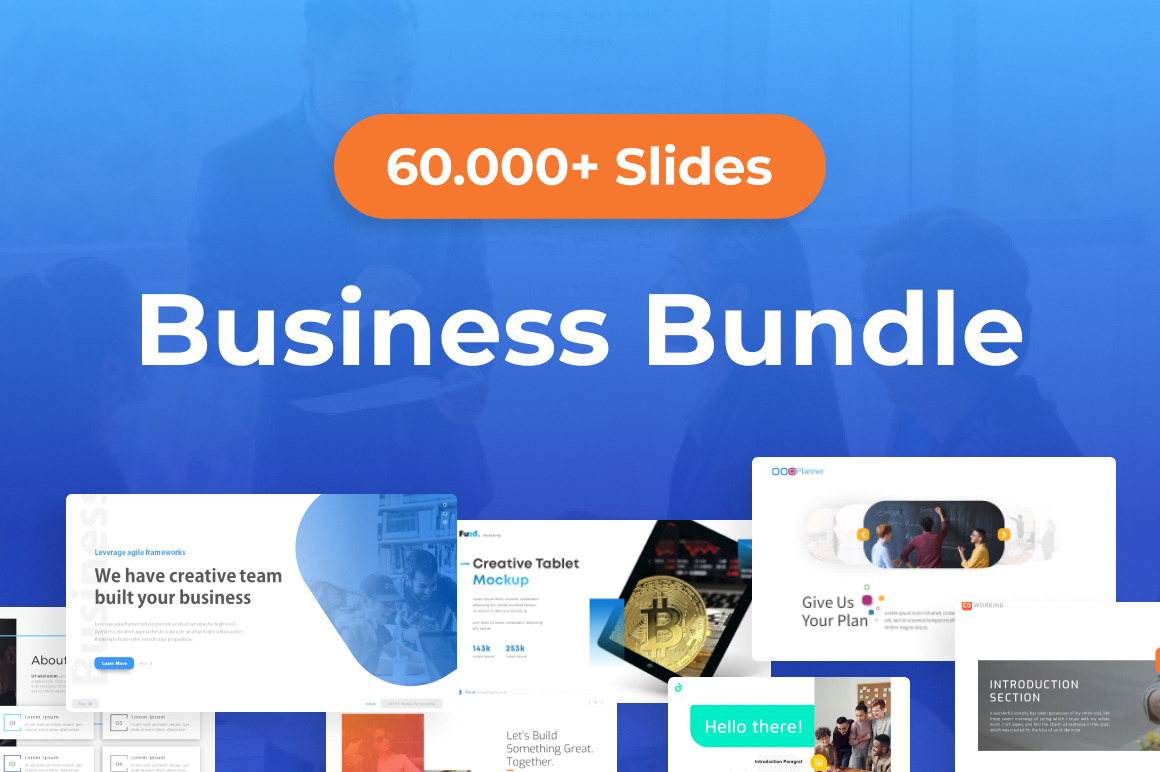 60.000+ Business Bundle PowerPoint Template - TemplateMonster