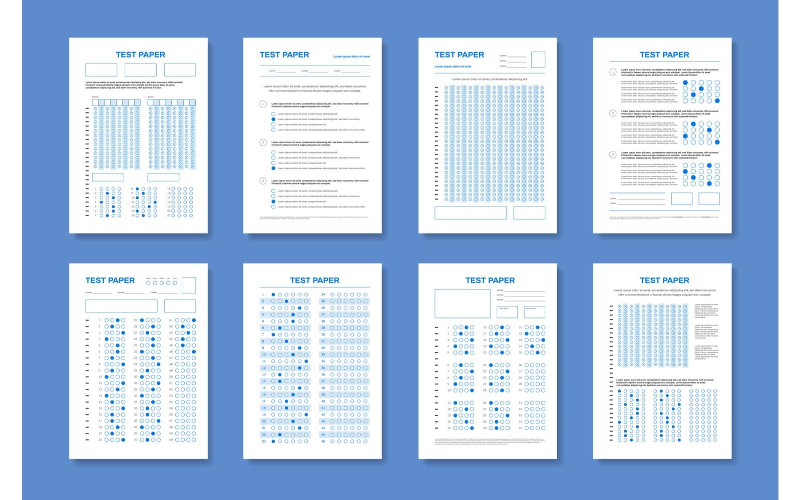 Realistic Test Set 201151811 Vector Illustration Concept