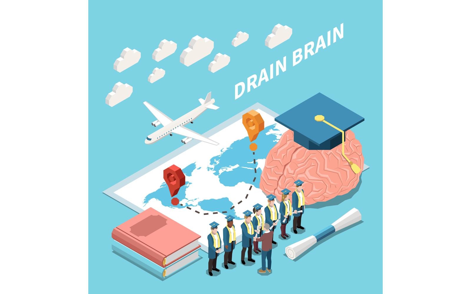 Population Mobility Migration Displacement Isometric 200910926 Vector ...