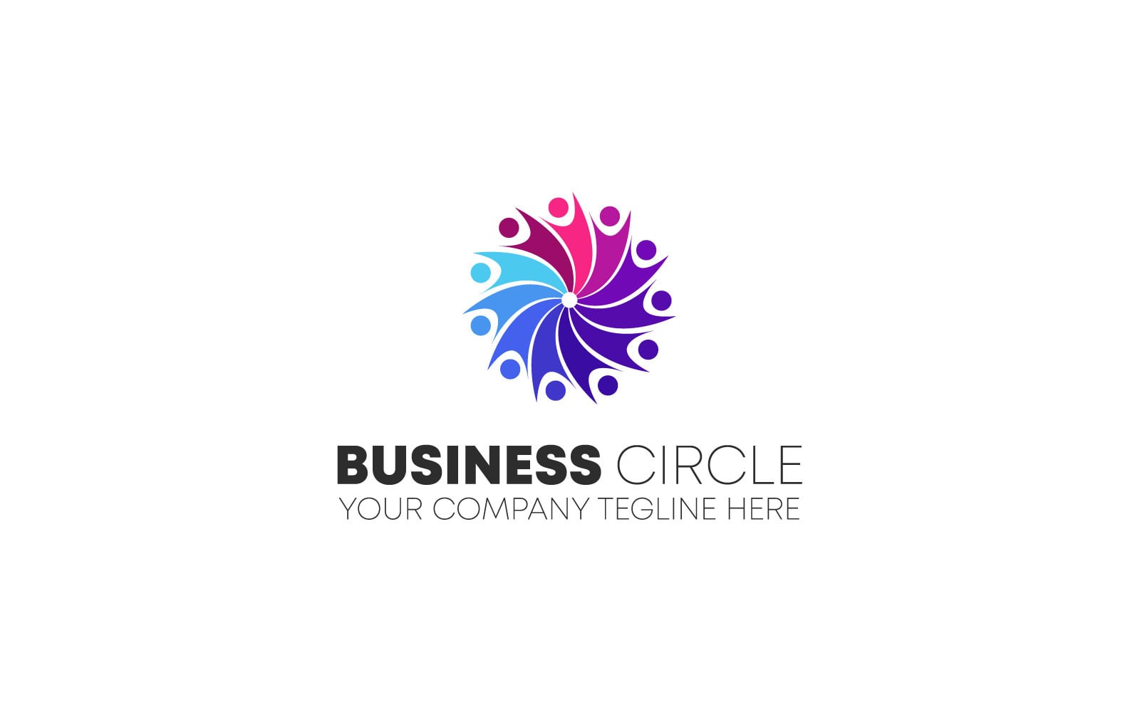 Business Circle Logo Design Template - TemplateMonster