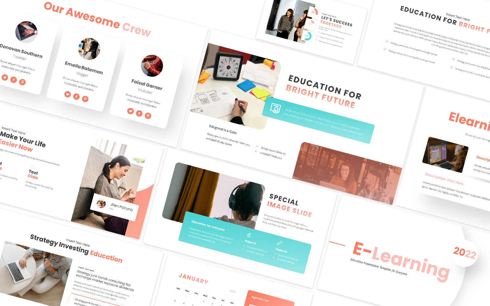 E-Learning Education Powerpoint Template - TemplateMonster