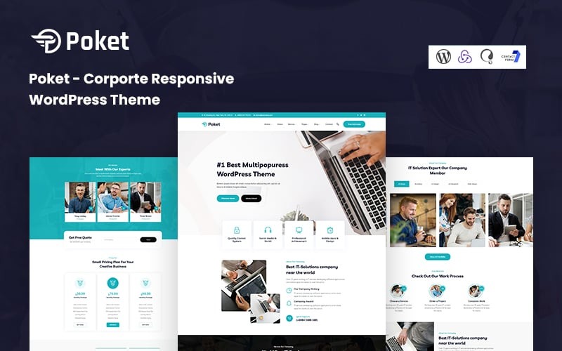 Poket – Corporate Responsive WordPress Theme