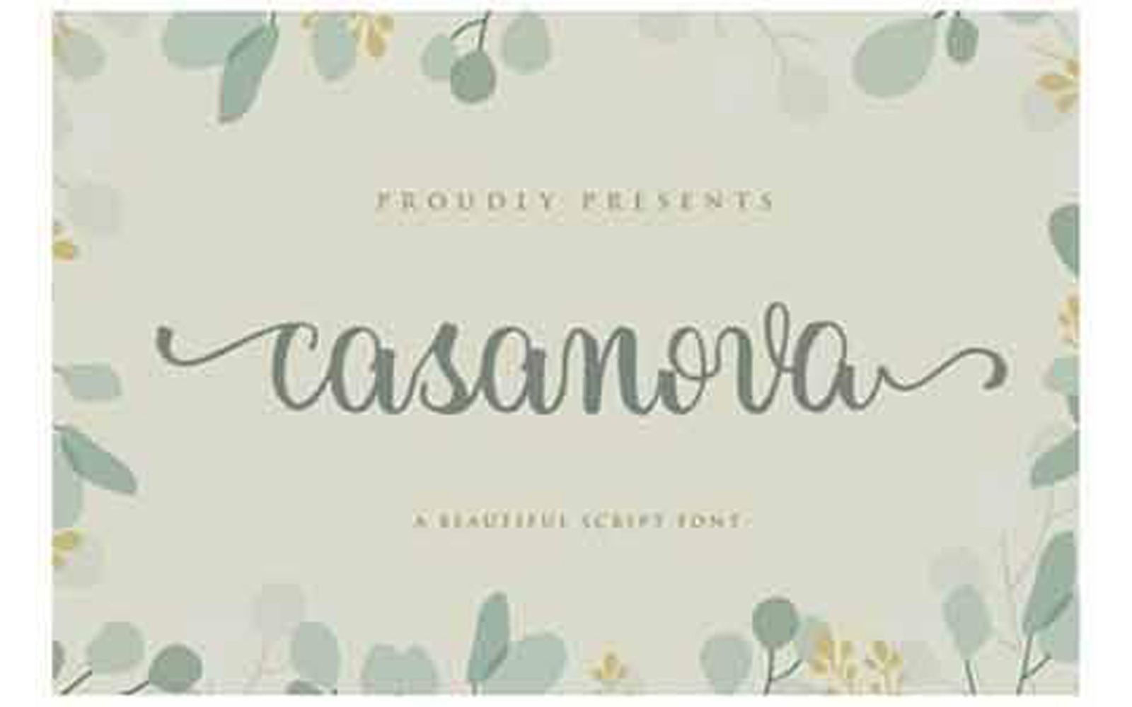 Casanova Font - Casanova Font #218887 - TemplateMonster