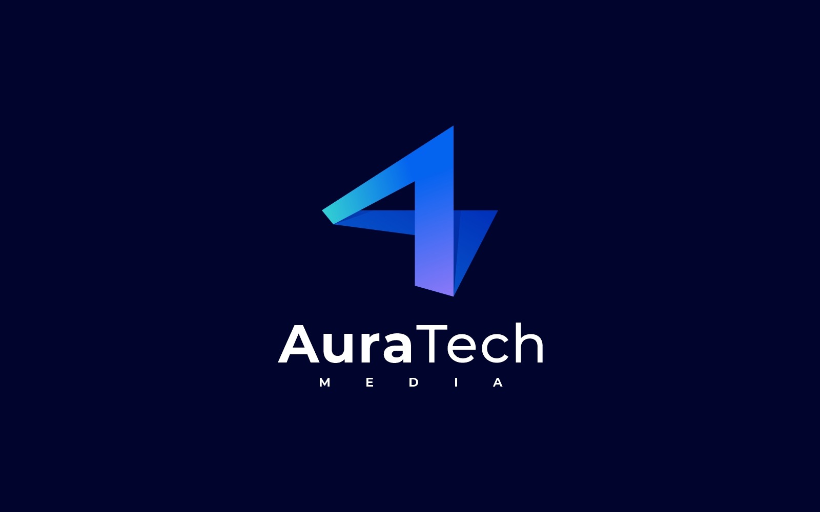 Letter A Tech Gradient Logo #219076 - TemplateMonster