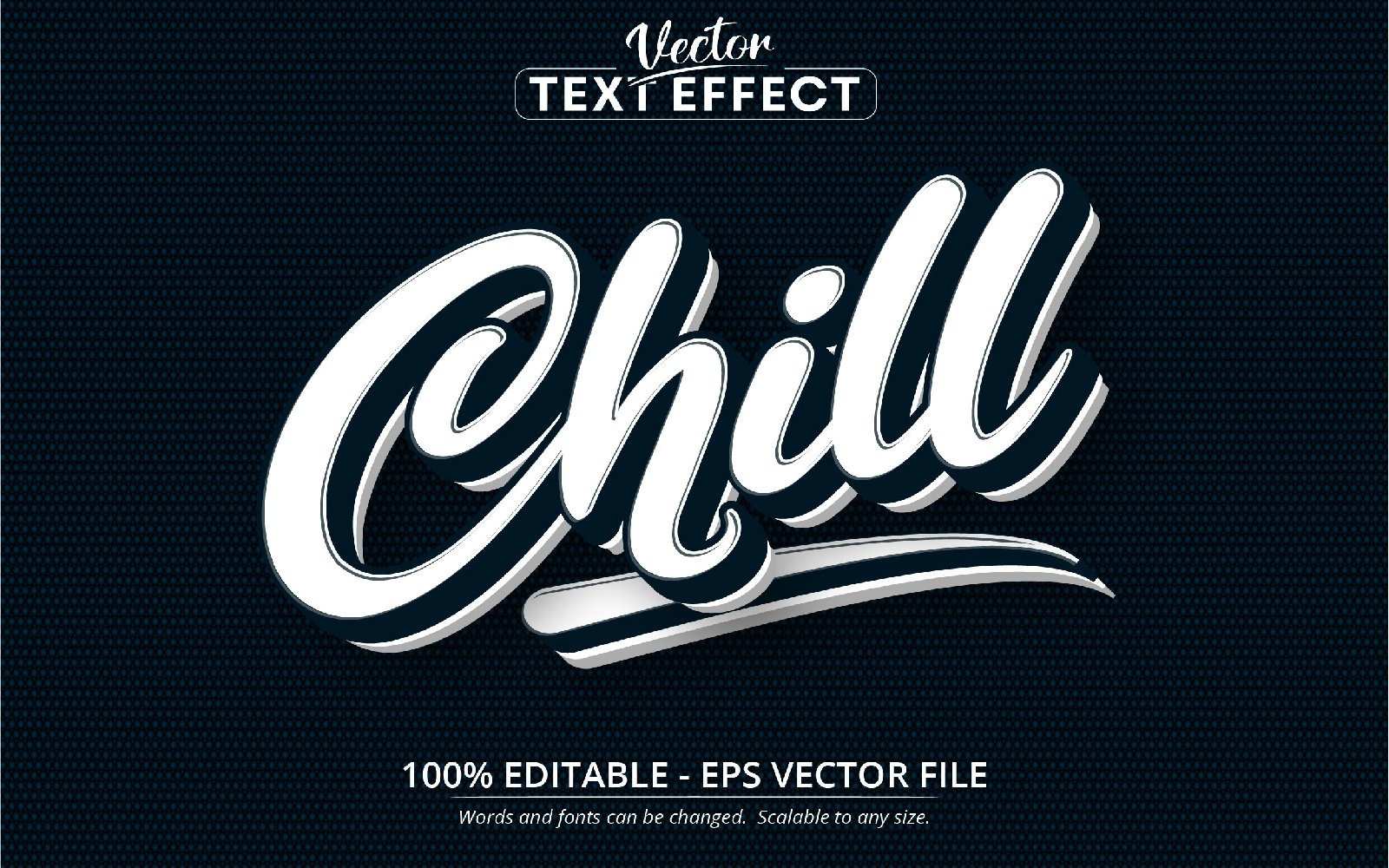 Chill - Minimalistic And Simple Style, Editable Text Effect, Font Style ...