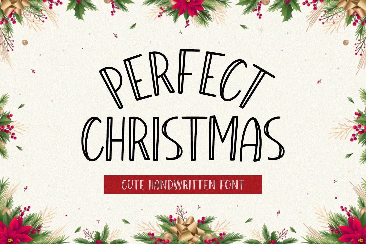 Perfect Christmas - Cute Handwritten Font - TemplateMonster