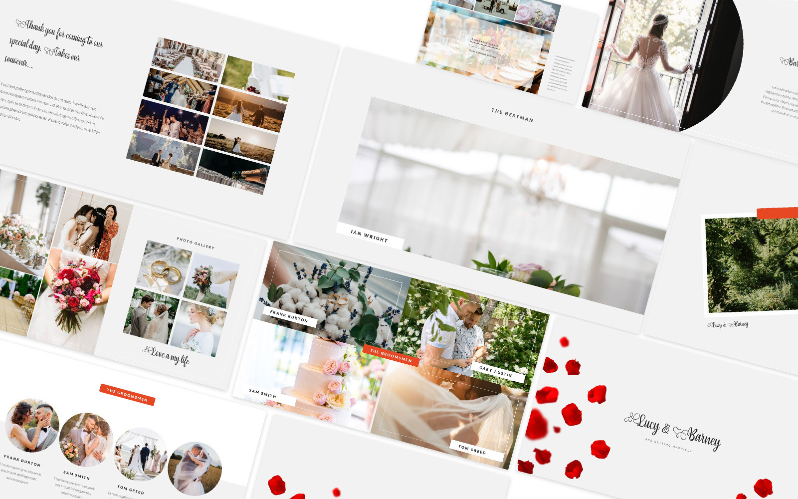 Save The Date Wedding Powerpoint Template - TemplateMonster