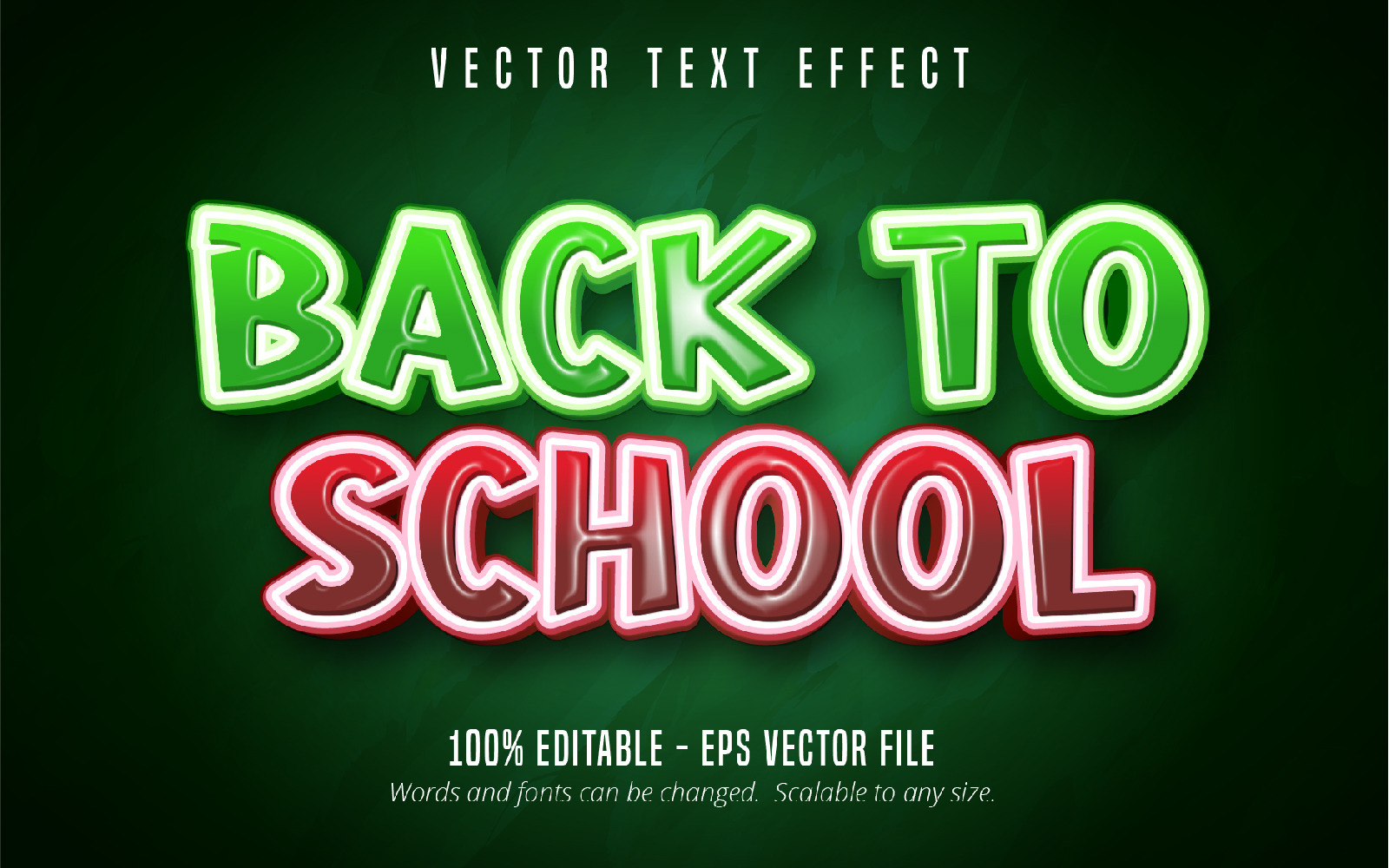 Back To School - Editable Text Effect, Comic And Cartoon Text Style ...