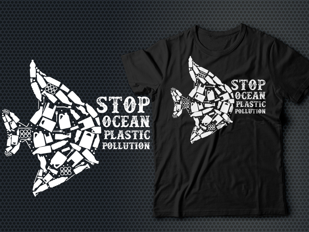 Stop Ocean Plastic Pollution T shirt - TemplateMonster