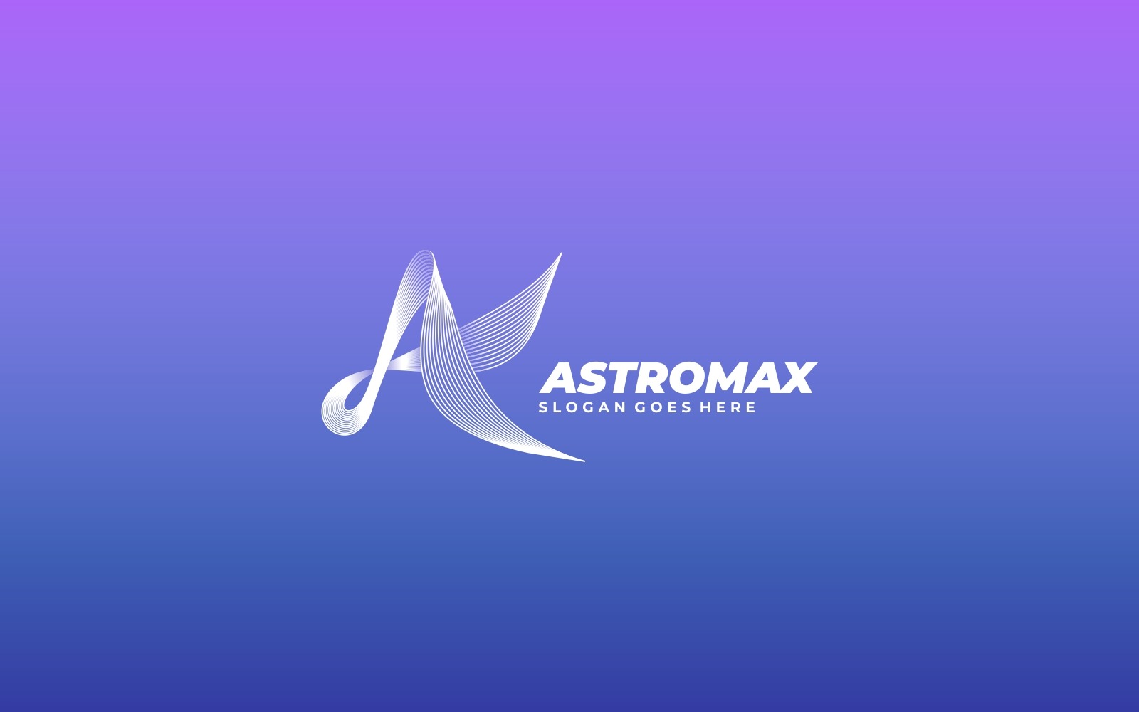 Letter A - Astromax Line Logo #224317 - TemplateMonster